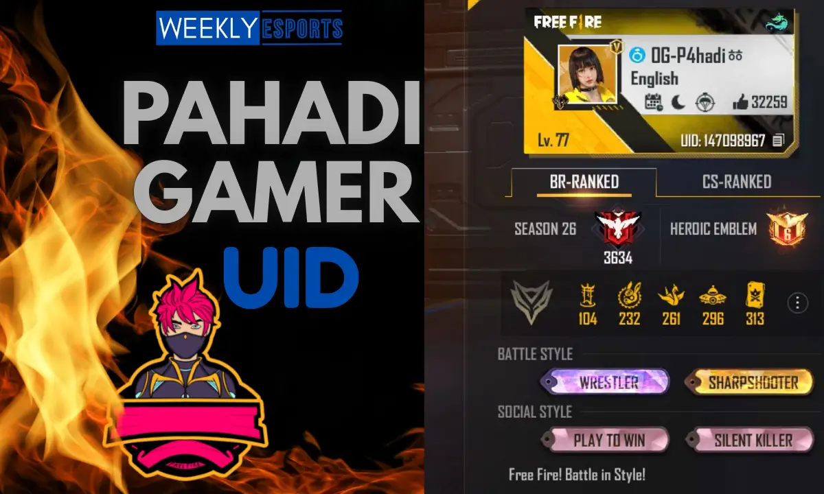 Pahadi Gamer UID, Stats, K/D Ratio, Real Name, and YouTube Earnings ...